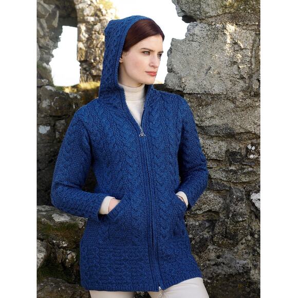 Aran Crafts | Sweaters | Aran Crafts Womens Cardigan With Celtic Knot ...